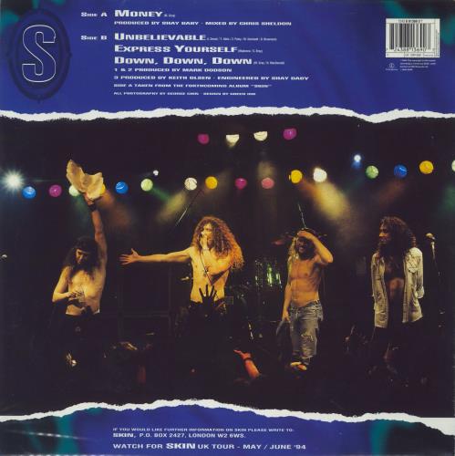 Skin [Rock] Money EP UK 12" vinyl picture disc (12 inch picture record ...